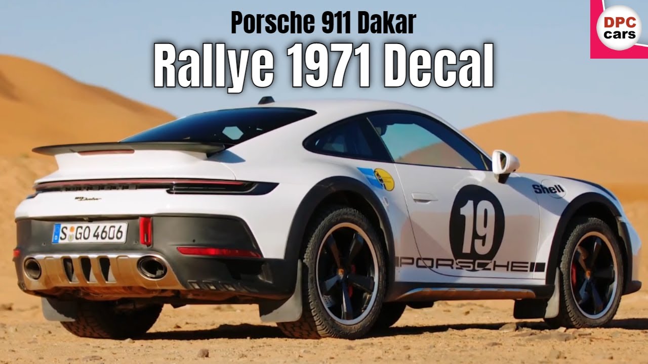 Porsche 911 Dakar Rallye 1971 Decal - YouTube