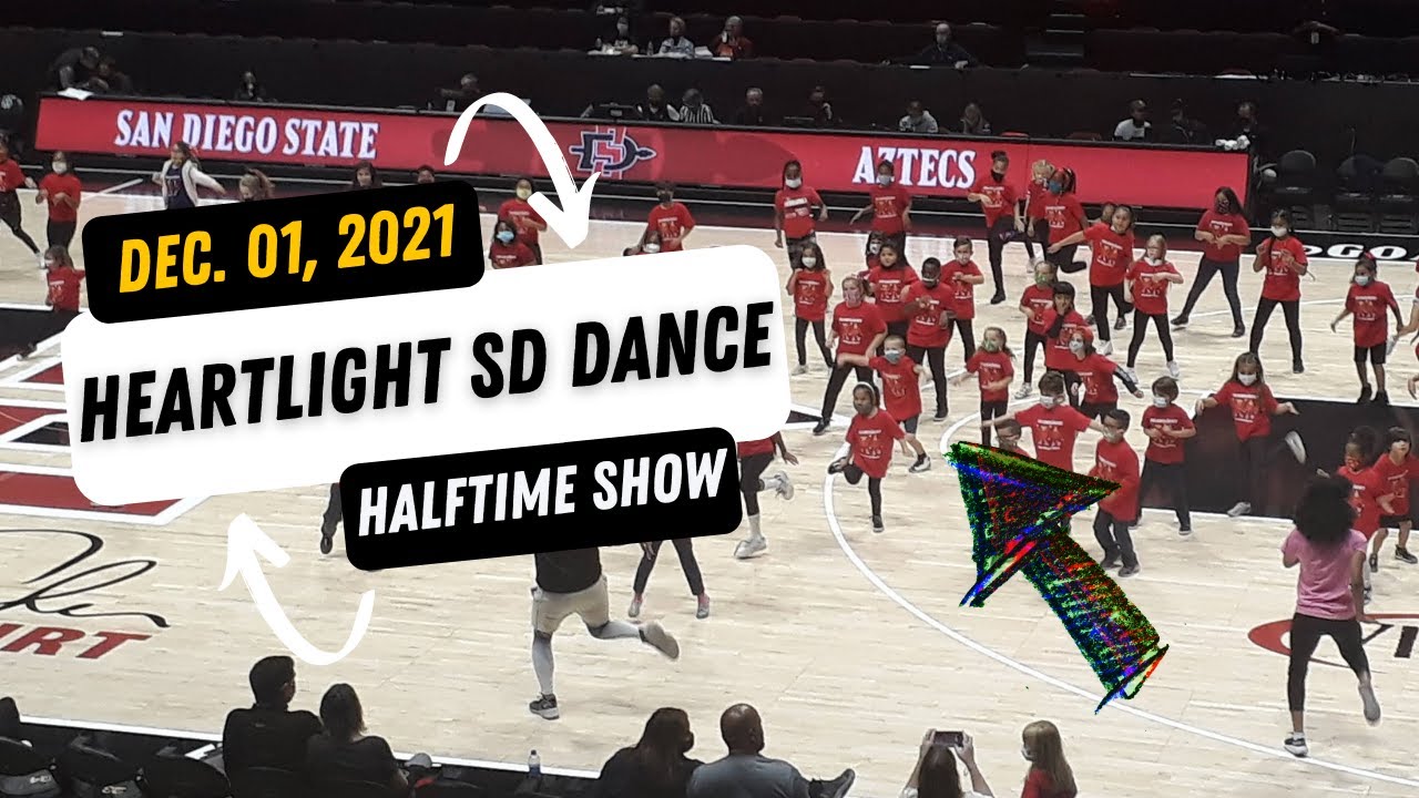 Heartlight San Diego Halftime Show: SDSU Women's Basketball Game, Dec ...