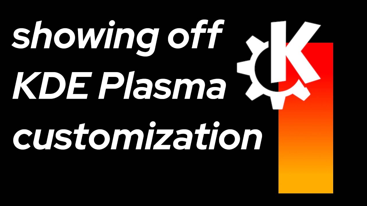 kde plasma customization - YouTube