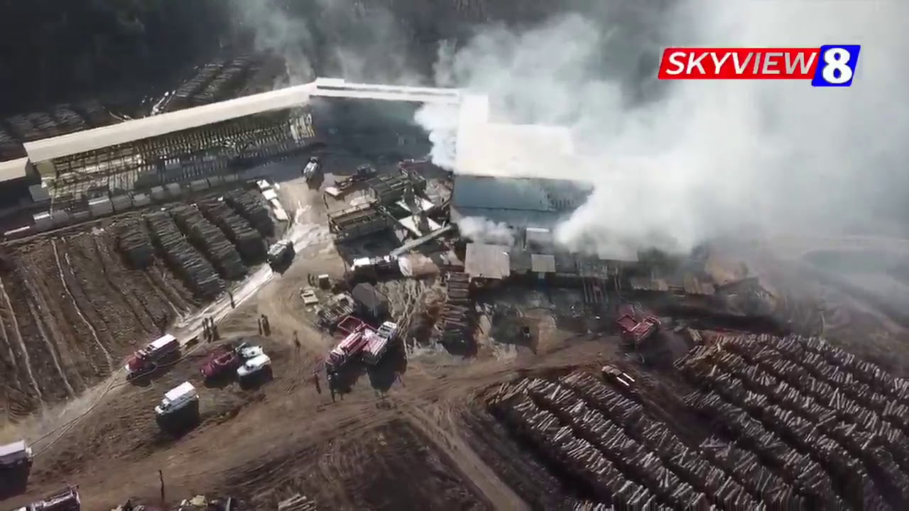 Crews on scene of large fire in Stokes County - YouTube