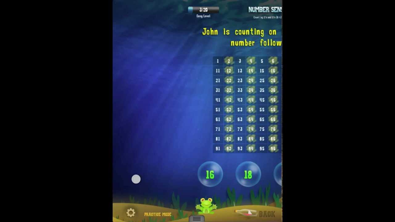 Learn to Count by 2 and 5 - Number Sense : 2nd Grade Splash Math App ...