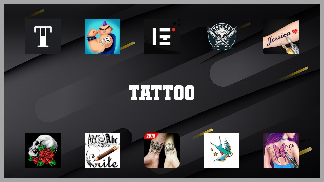 Top rated 10 Tattoo Android Apps - YouTube