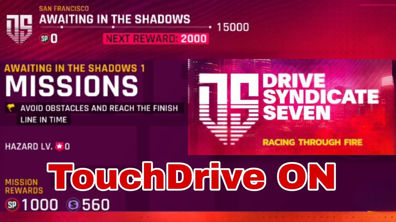 Asphalt 9 | Drive Syndicate 7 Awaiting In The Shadows 1 Mission ...