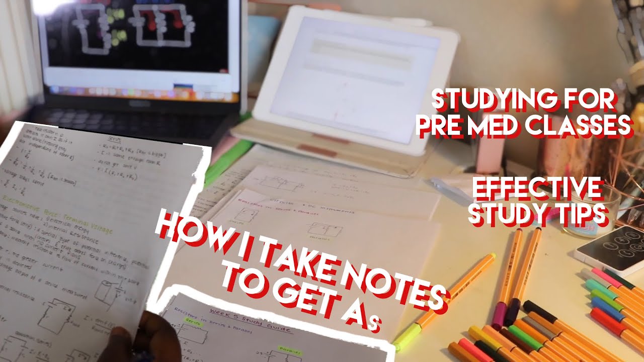 How I Take Study Notes for My Pre Med Classes | The Pre Med Playlist Ep ...