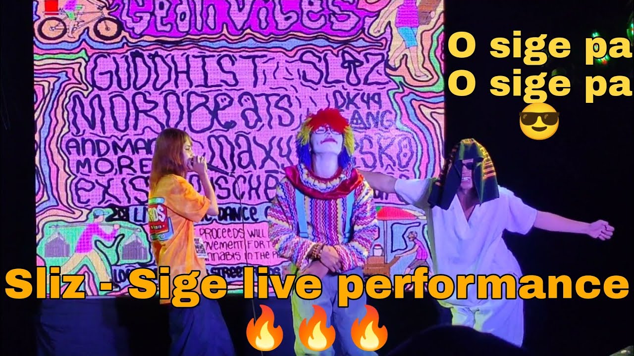 Sliz - Sige Live performance at Sayaw Likha x Gedli Vibes - YouTube