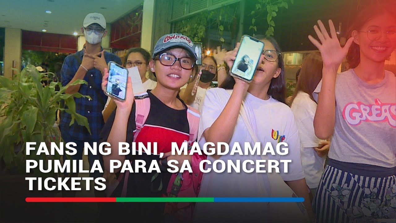 Fans ng BINI, magdamag pumila para sa concert tickets | ABS-CBN News ...