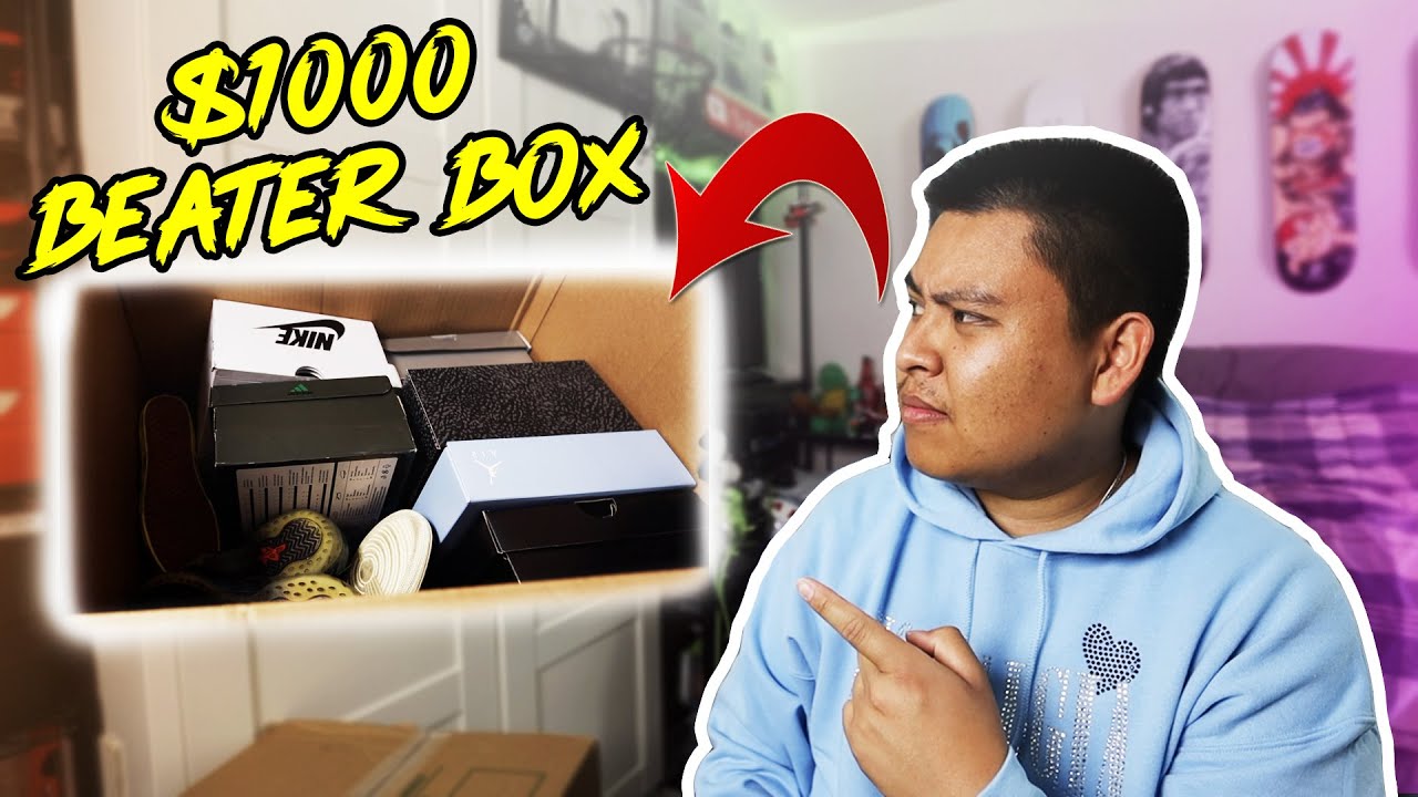 $1000 SNEAKER BEATER BOX 📦 (UNBOXING) - YouTube