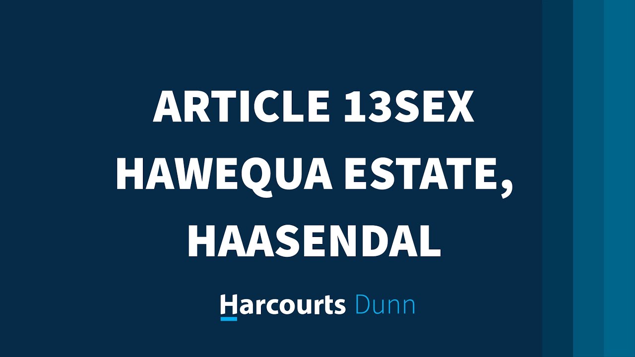 Hawequa Estate - Article 13sex - YouTube