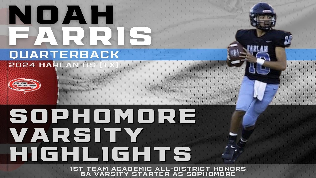 2024 Noah Farris | 5'10" - QB | Sophomore Varsity Highlights - YouTube