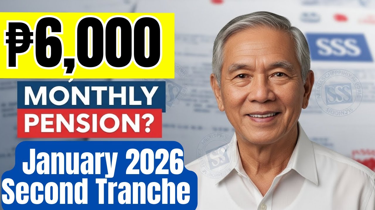 SSS Pension Explained: ₱6,000 Monthly Amount and January 2026 Second ...