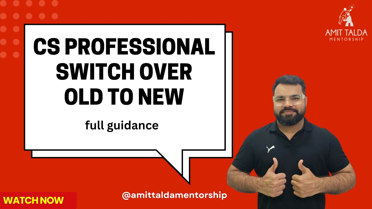 CS PROFESSIONAL SWITCH OVER | FULL GUIDANCE AT ONE PLACE | AMIT TALDA ...