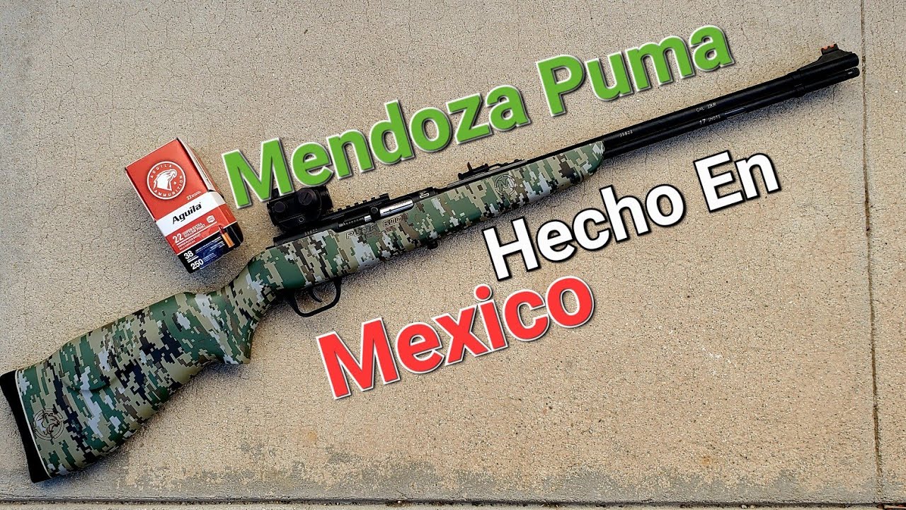 Rifle de Mexico Mendoza Puma 22lr - YouTube