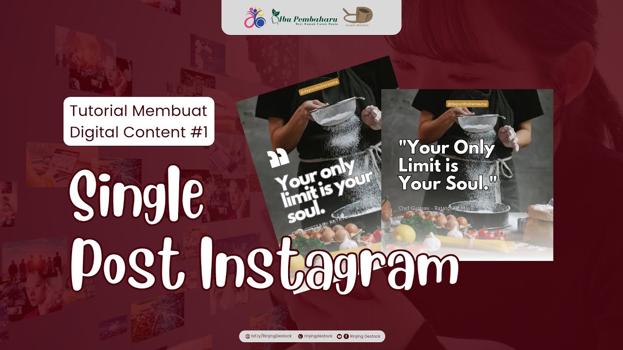 Tutorial Membuat Digital Content #1 (Single Post Instagram) - YouTube