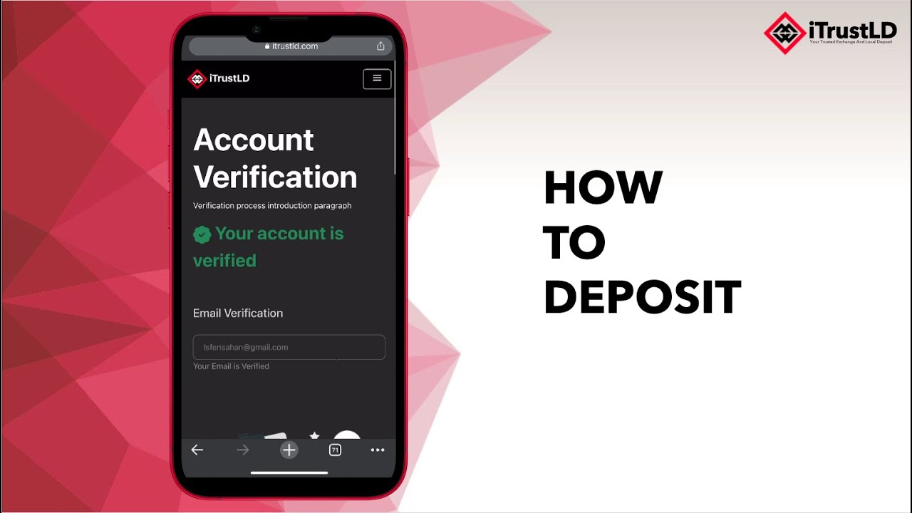 HOW TO DEPOSIT - YouTube