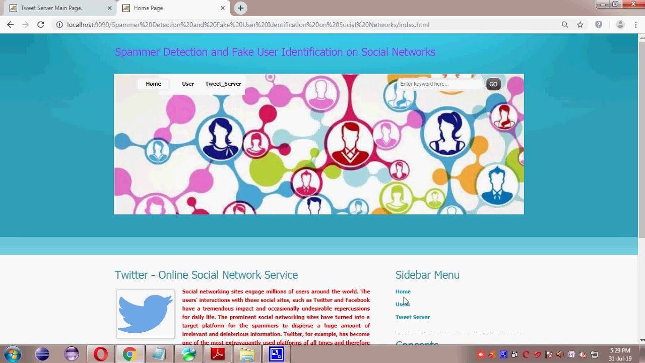 Spammer Detection and Fake User Identification on Social Networks - YouTube