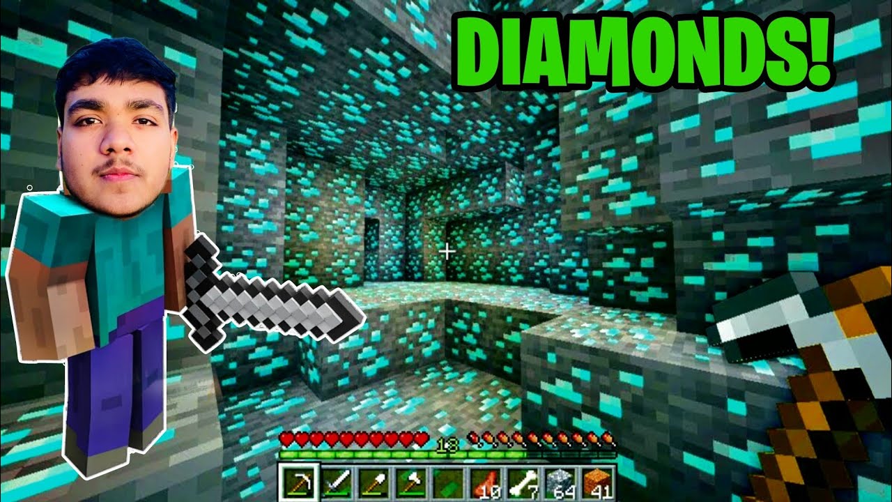 Finding Diamond | Minecraft Survival Series #3 - YouTube