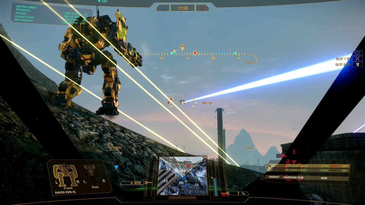 MWO - Raven 3L #68 - Good ol dual ER Large Lasers - YouTube