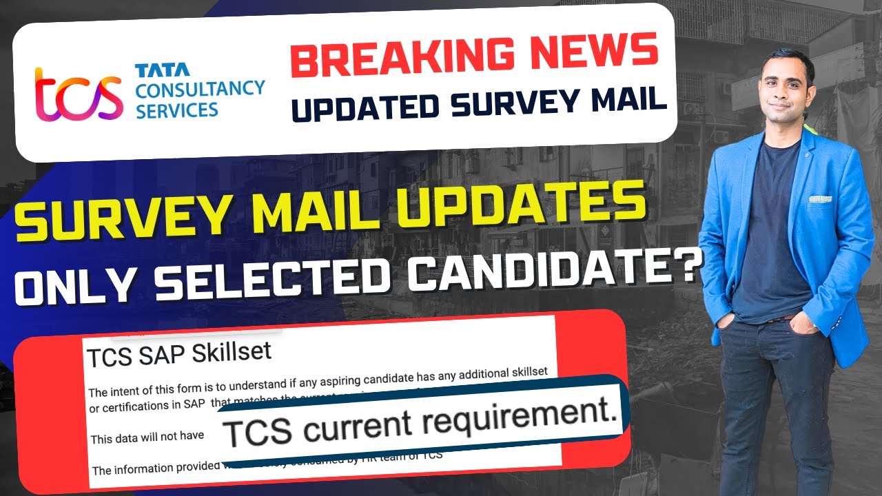 🔥TCS Breaking News | TCS Updated SAP Survey Link | Sending to Selected ...