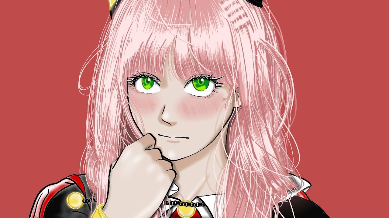 Anya Forger Cosplayer Fan Art with Ibis Paint X - YouTube