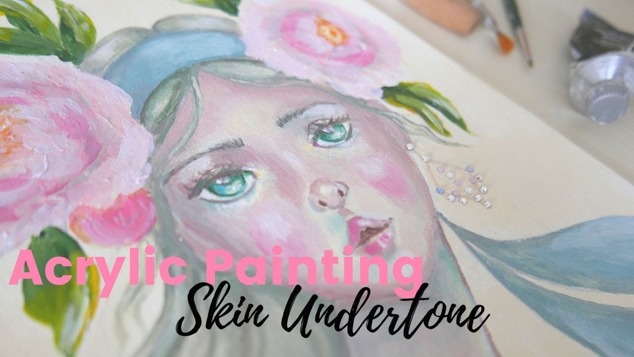 How to Paint with Acrylics: Expressive Faces(skin tones) - YouTube