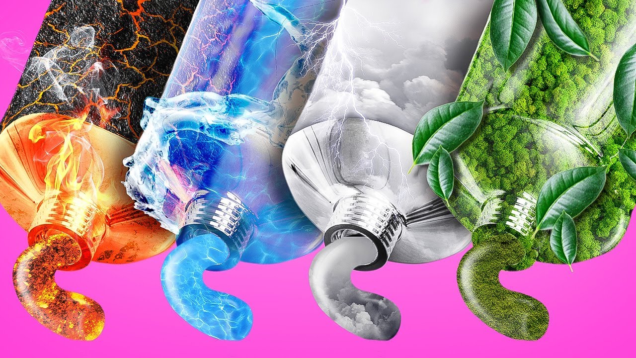 VIER ELEMENTE im ECHTEN LEBEN - Feuer, Wasser, Erde und Luft Mädchen von La La Life Gold German ...