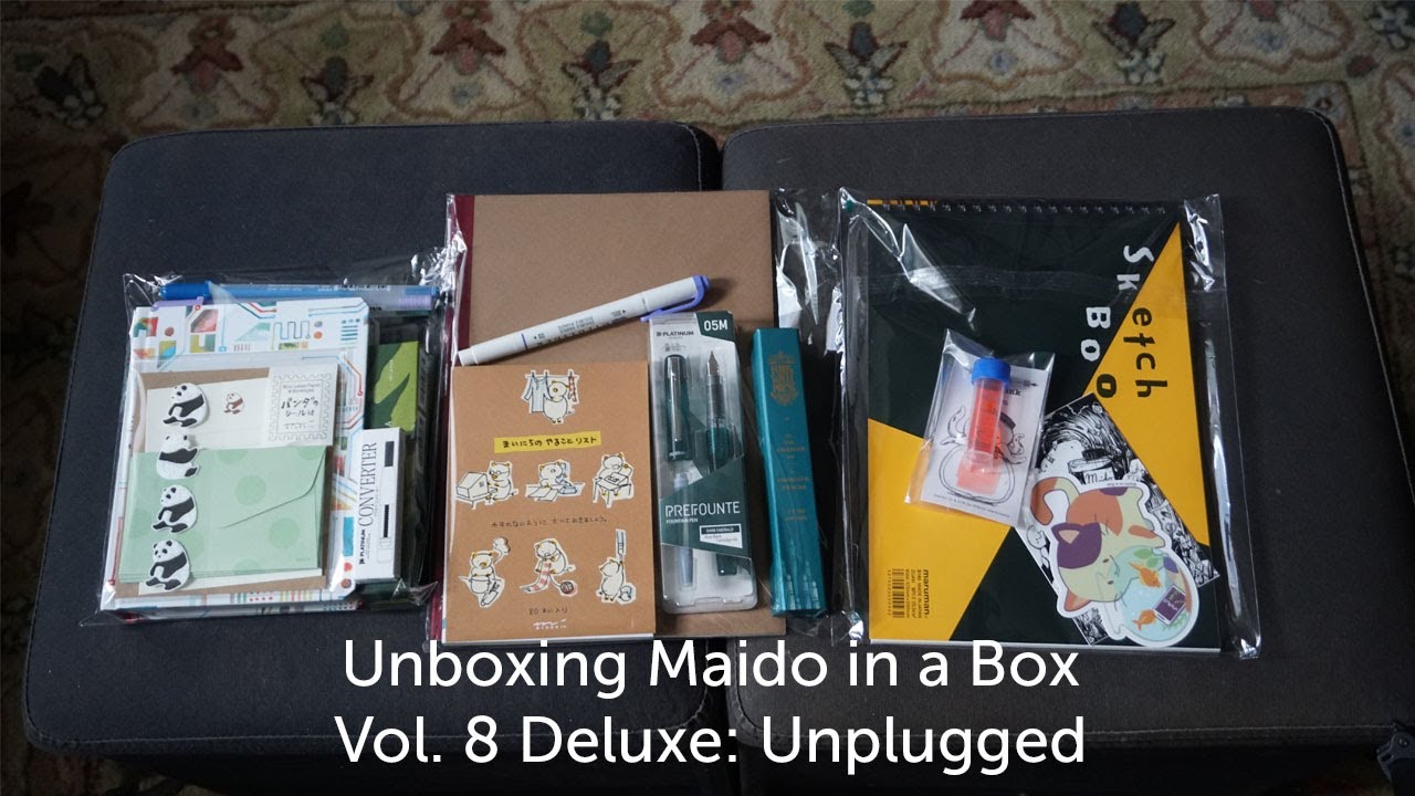 Unboxing Maido in a Box Vol. 8 Deluxe: Unplugged - YouTube