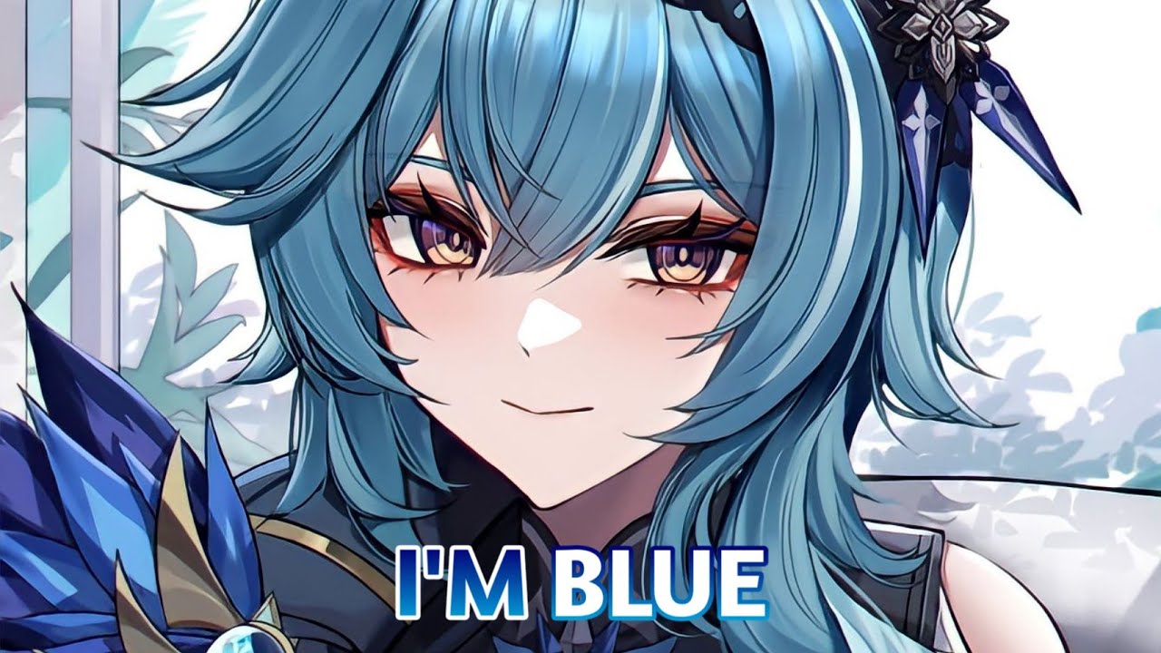 Nightcore - I'm Blue | Lyrics (B Martin, Capri Everitt & PACANI) - YouTube
