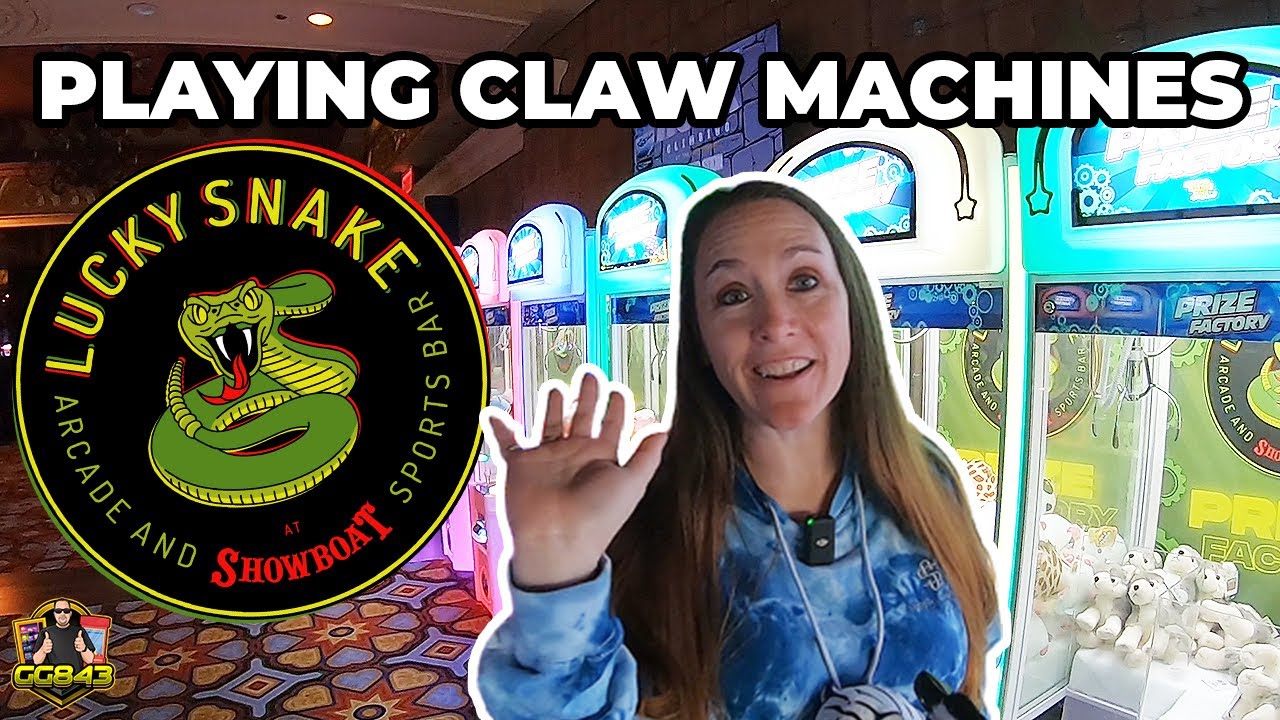 We Played All The Claw Machines At Lucky Snake Arcade In Atlantic City ...