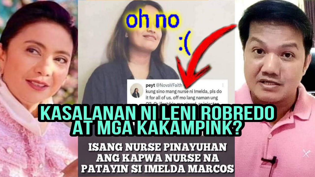 ISINISISI KAY LENI ROBREDO AT MGA KAKAMPINK? - YouTube