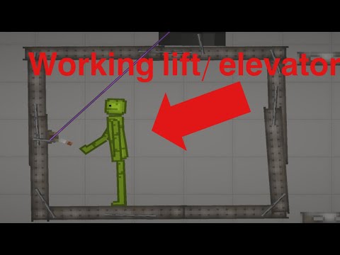How to make a working lift/elevator in melon playground ‼️ - YouTube