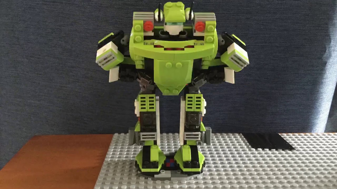 LEGO Creator power mech danceing - YouTube