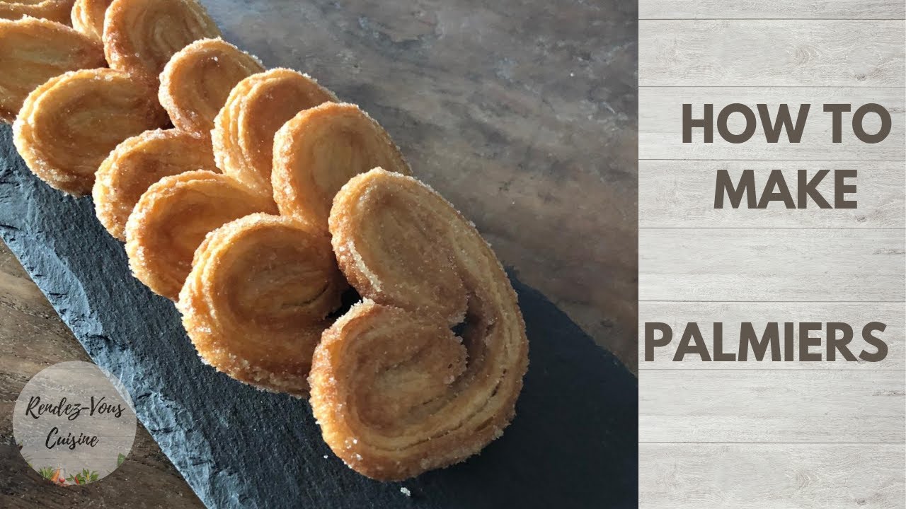 French Palmier | How to make the best French Palmier Cookies with puff ...