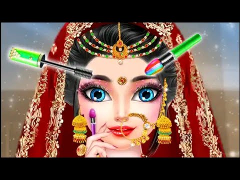 wedding mekaup & mekaover doll gamesp play video indian mekap, # ...