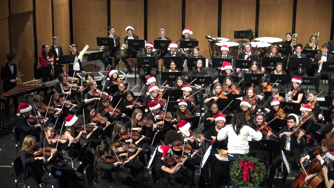 Samohi Orchestra - Symphony "Sleigh Ride" - YouTube