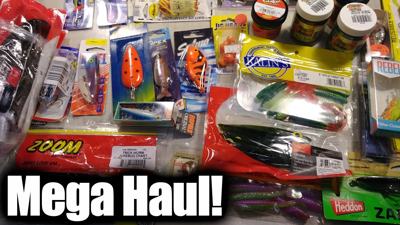 Huge Bass and Trout Fishing Lures Haul - Fishing Fan Mail is the BEST ...