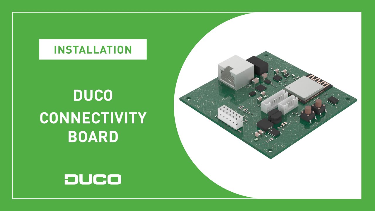 Installation - Duco Connectivity Board - YouTube