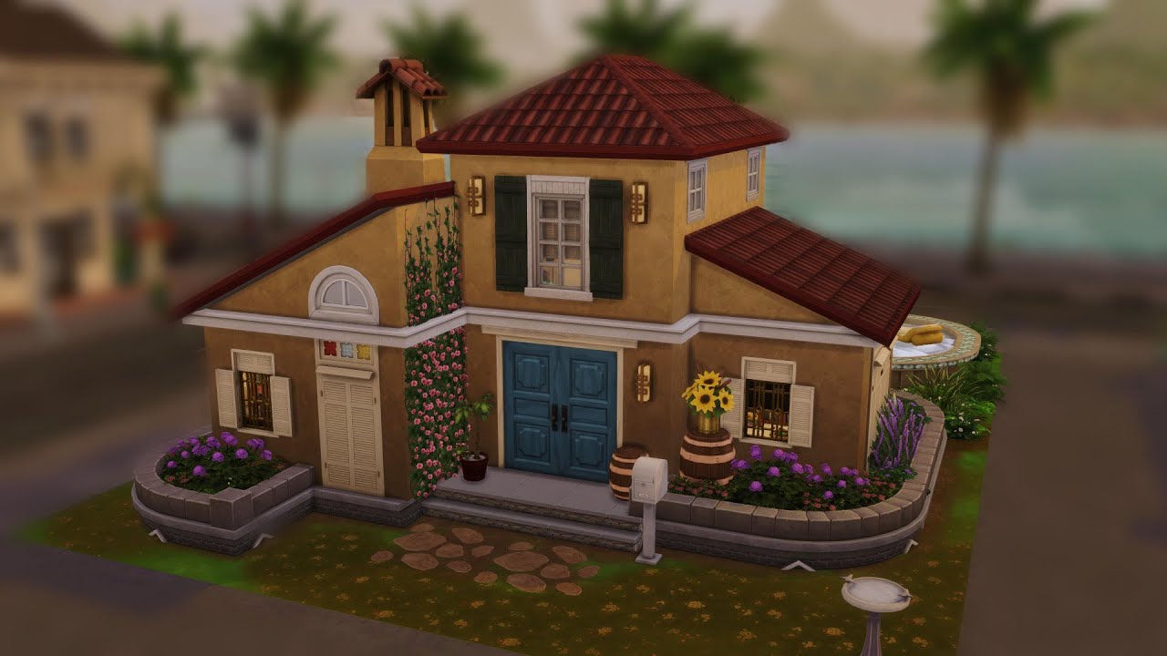 Tomarang Colorful House 💛| Sims 4 Speed build | No cc / #sims4 # ...