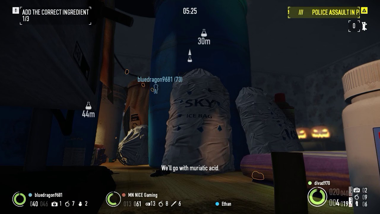 Payday 2 Episode 10 Lab Rats and Santas Workshop with the pirate mask ...