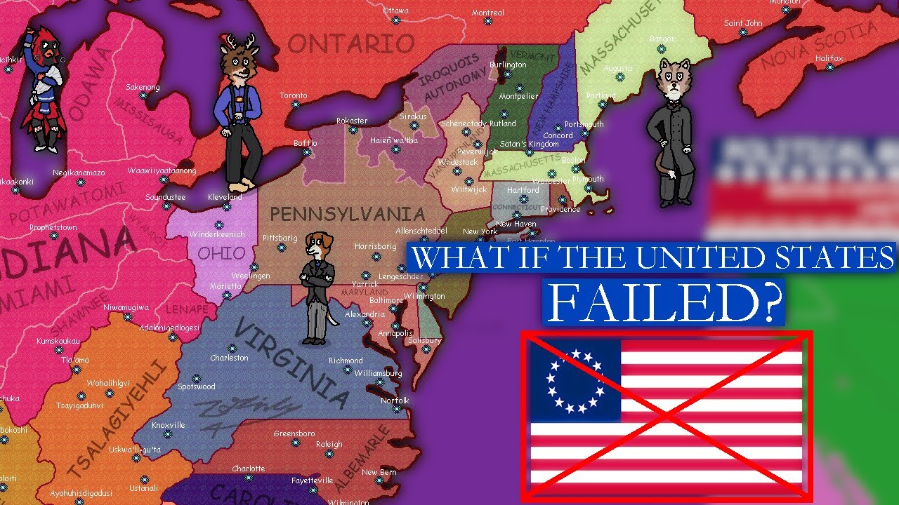 What if America collapsed shortly after its Independence? // alternate ...