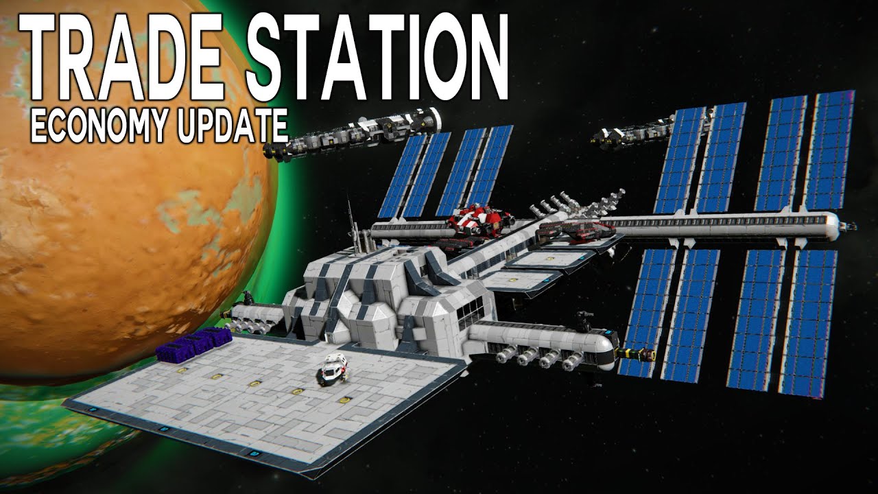 Space Engineers - Economy FUEL Trading Station 2.0 - YouTube