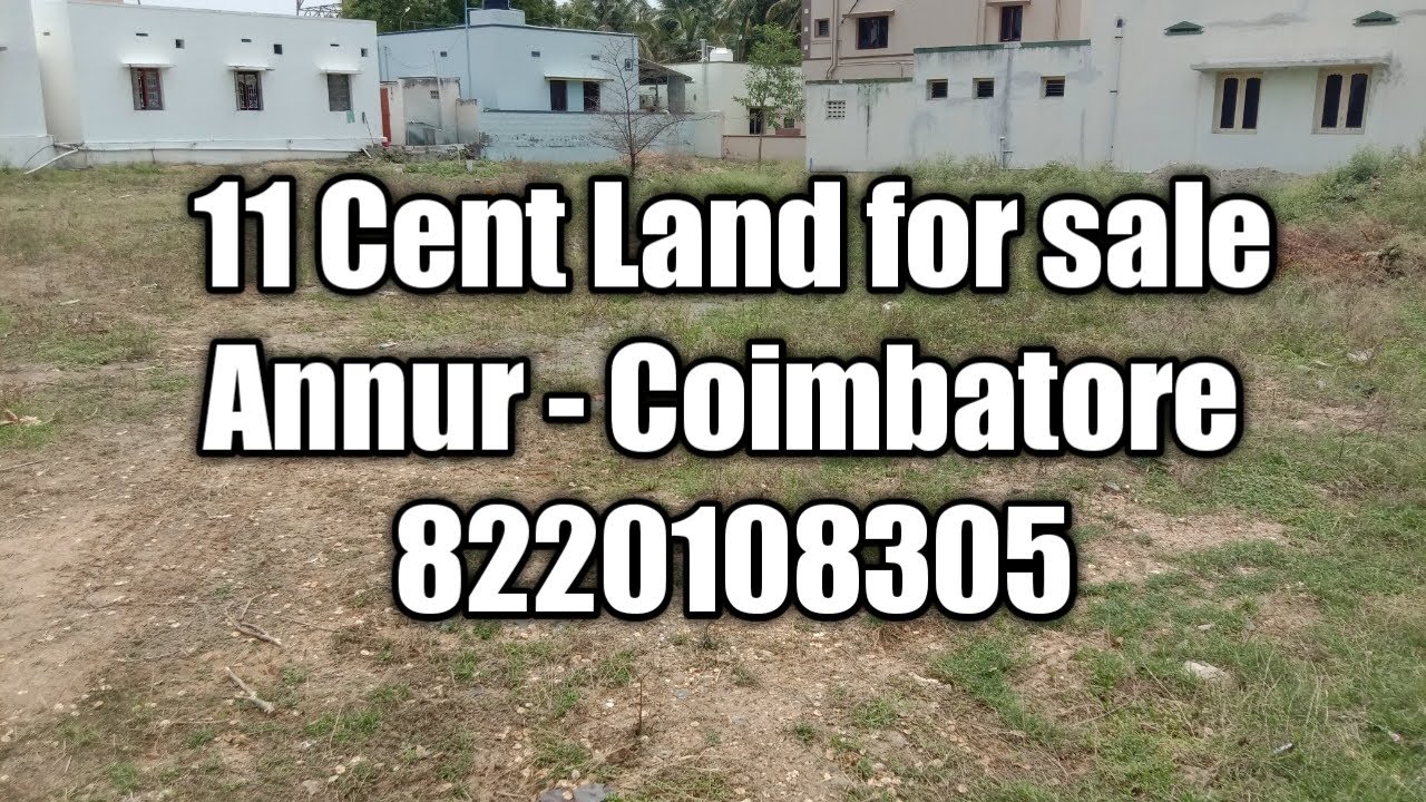 #01 9 // (SOLD) 11 cent land for sale 2 km from Annur - Coimbatore ...
