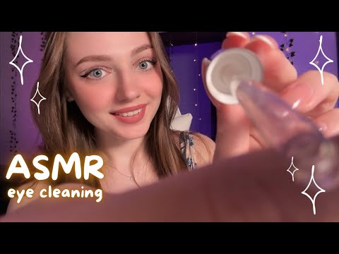 ASMR Eye Cleaning 👁️ The Best Visual Trigger 😍