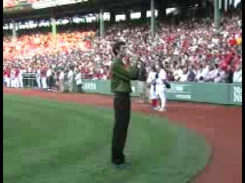 John Coons National Anthem Red Sox - YouTube