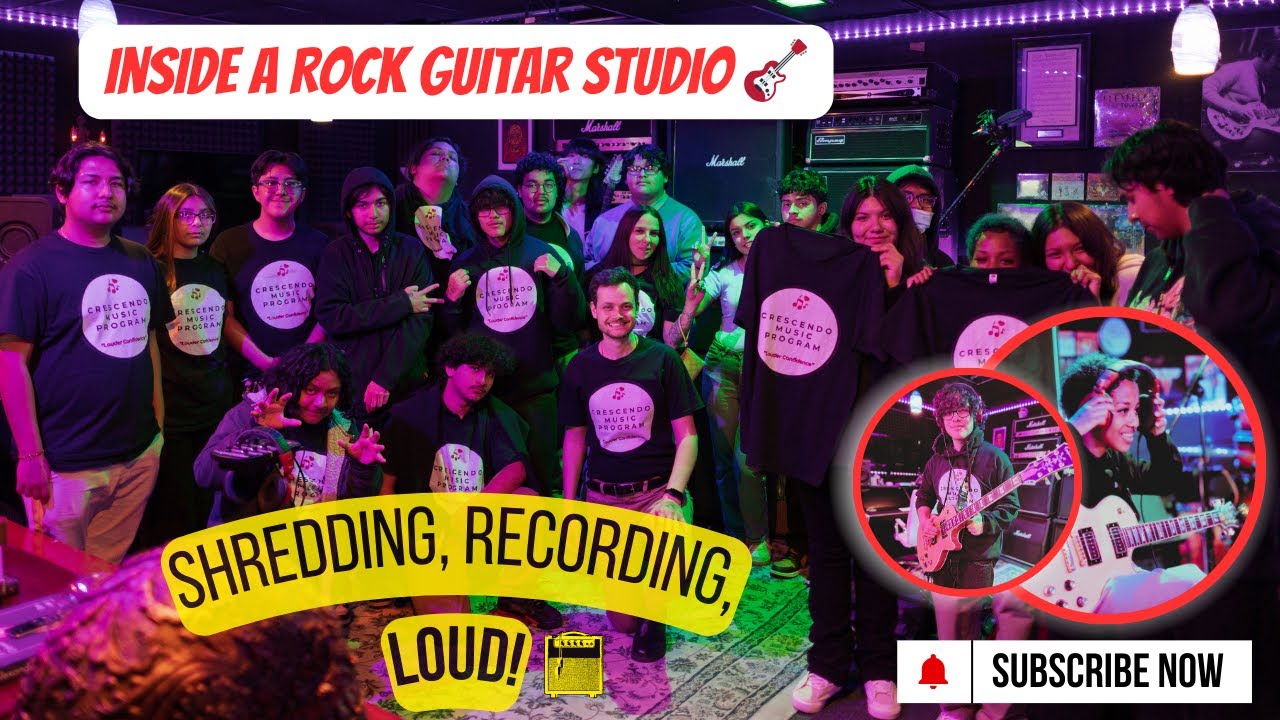 “What Happens in a Guitar Studio? 🎸 A Full Day of Rock + Recording ...