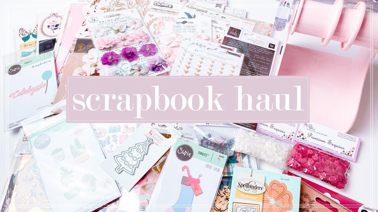 Scrapbook Online Haul - YouTube