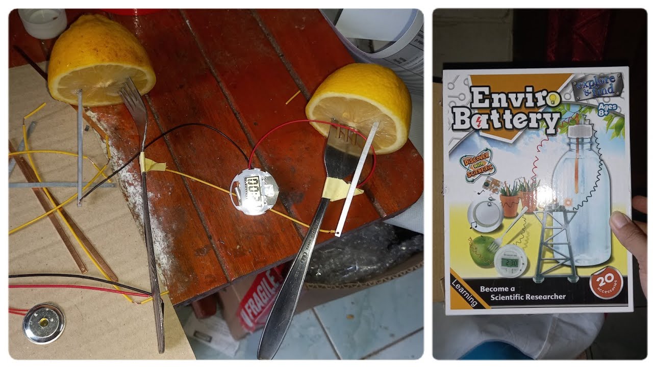 Unboxing Eksperimen Sains Enviro Battery Part 1 Membuat Listrik Dari ...
