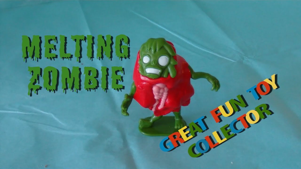 Terrifying Melting Zombie Toy - YouTube