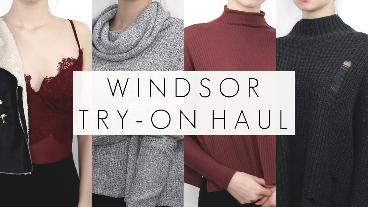 Windsor Clothing Try-On Haul: Sweaters, Knits & More || BeautyChickee ...