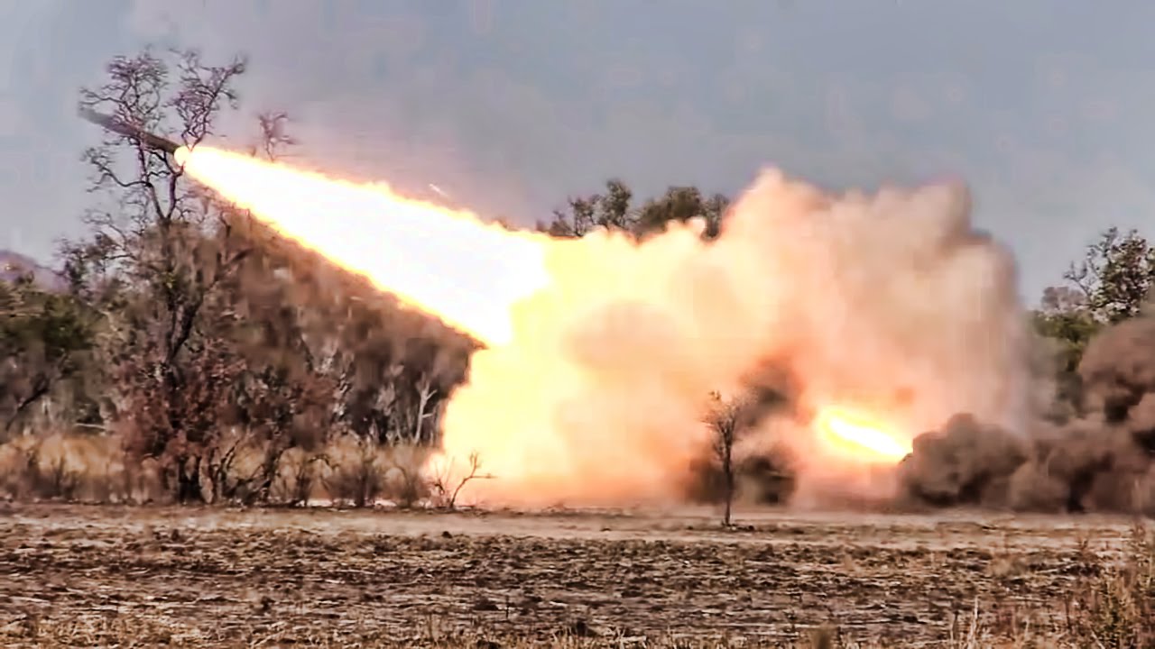 HIMARS Launches In The Outback - YouTube