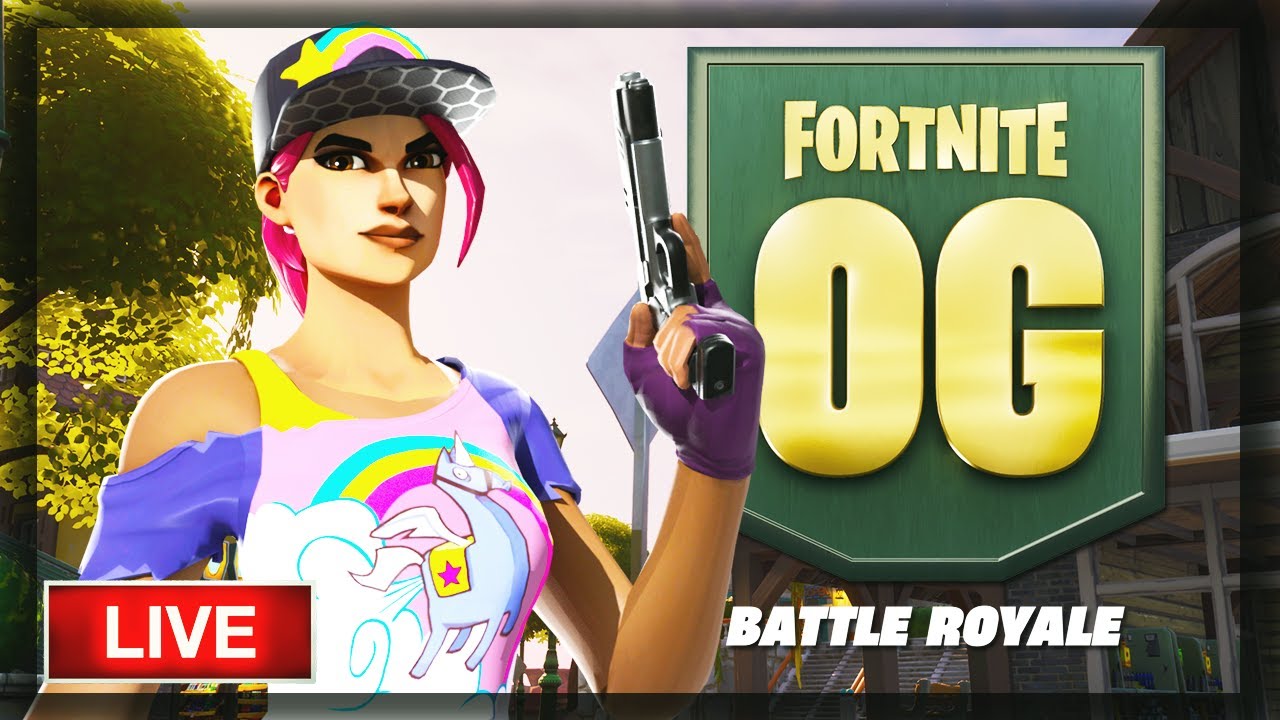 🔴 LIVE - GRINDING TO PLATINUM RANK IN OG FORTNITE! - YouTube